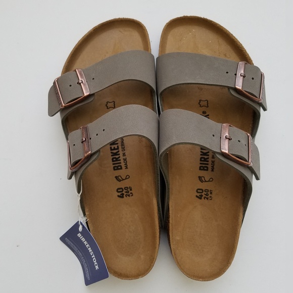 Birkenstock | Shoes | Birkenstock Arizona Stone Gray Sandals 4 | Poshmark